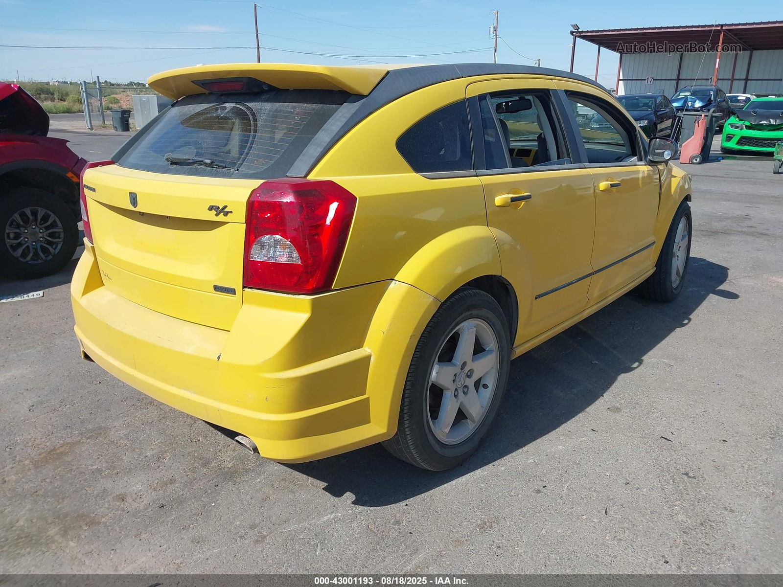 Price & History 2007 Dodge Caliber R/t 2.4l I-4 Dohc, Vvt, 172hp vin ...