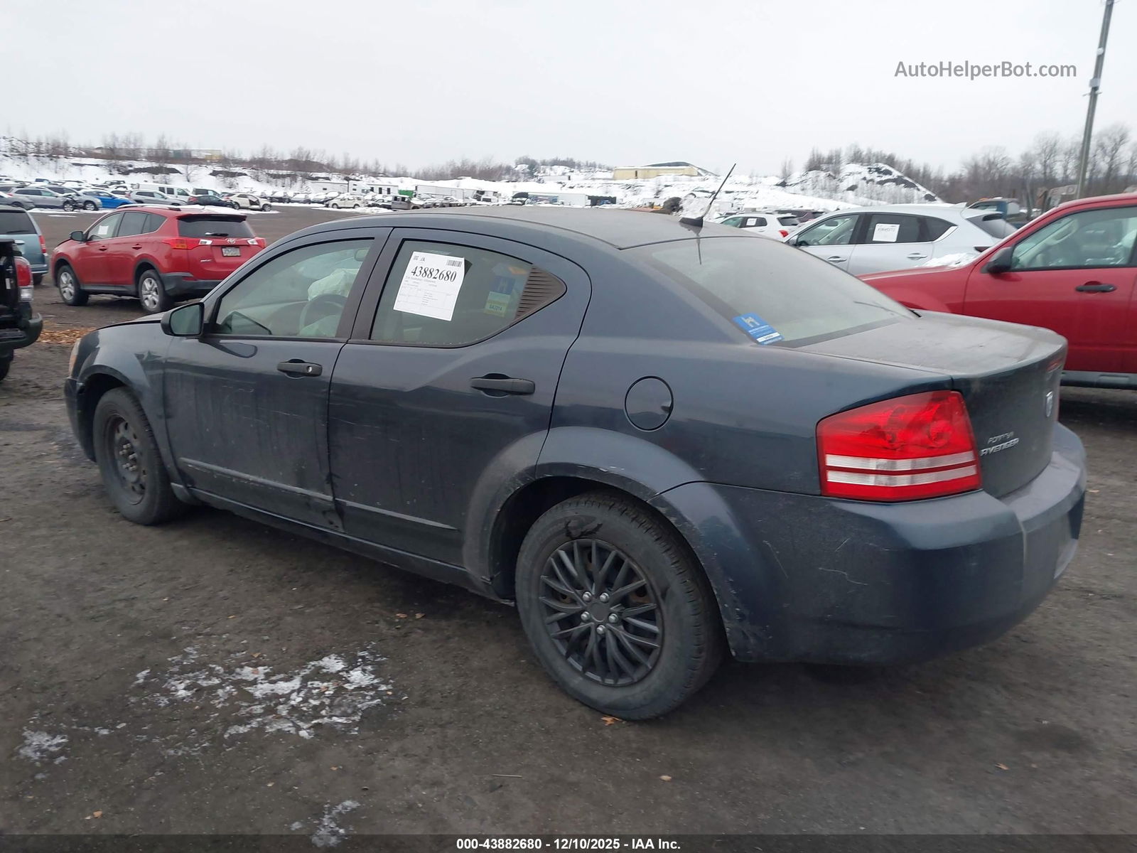 Price & History 2008 Dodge Avenger Se 2.4l I-4 Dohc, Vvt, 173hp vin ...