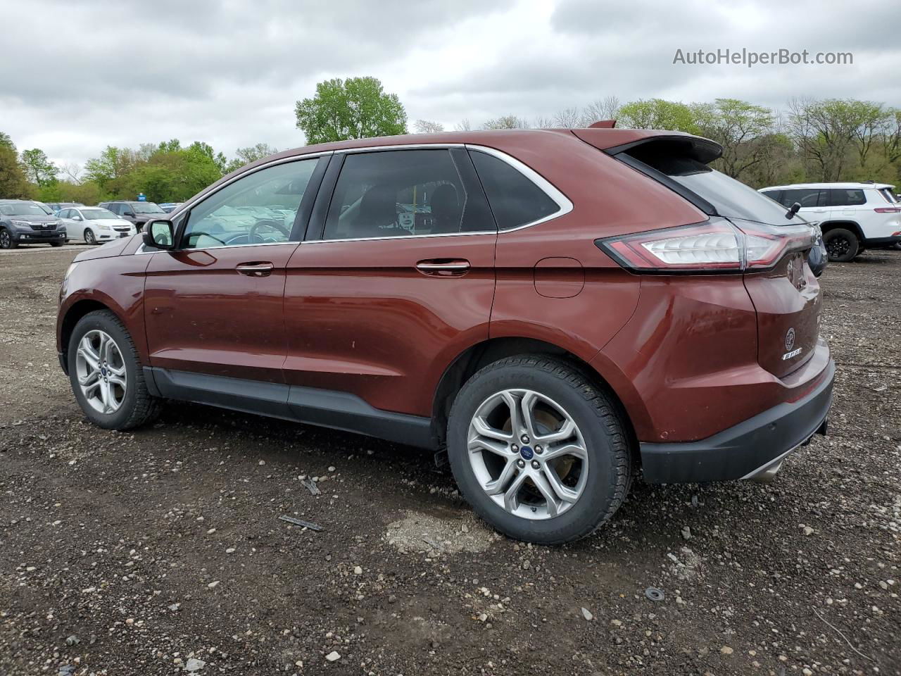 Price & History 2015 Ford Edge Titanium 2.0l 4 vin: 2FMPK4K90FBC25453 ...