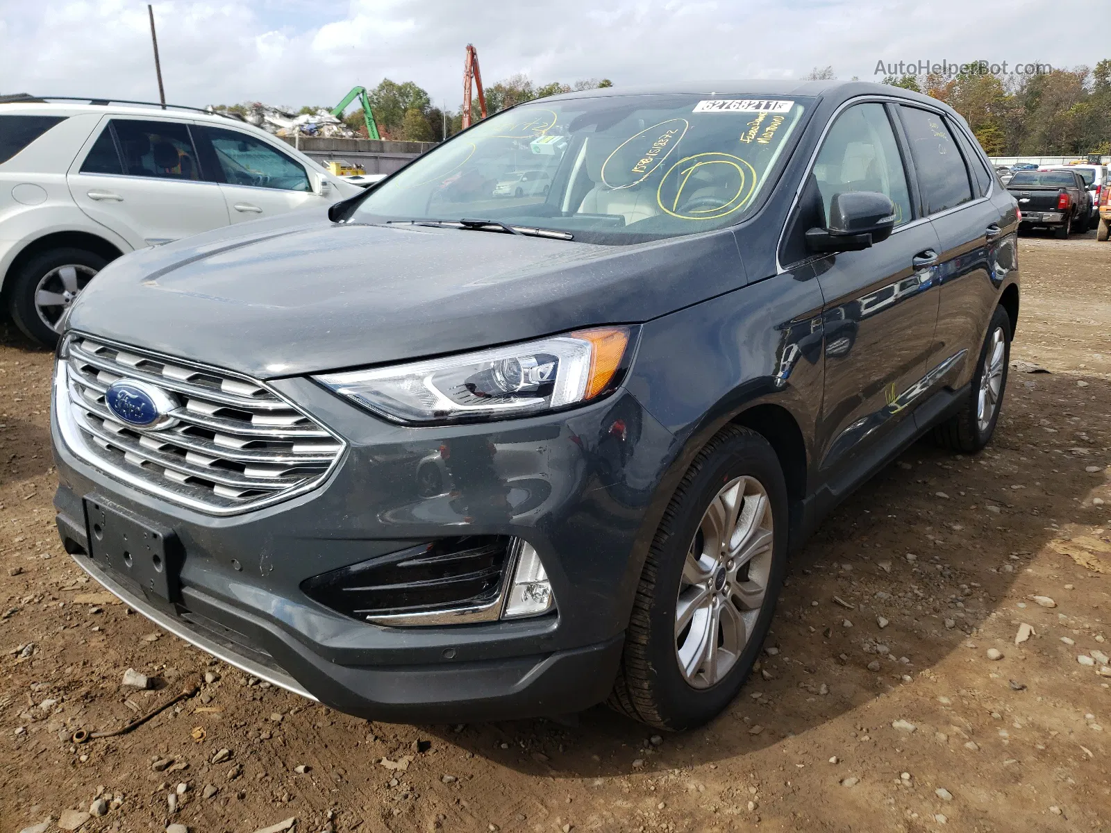 Price & History 2021 Ford Edge Titanium 2.0l 4 vin: 2FMPK4K94MBA20859 ...