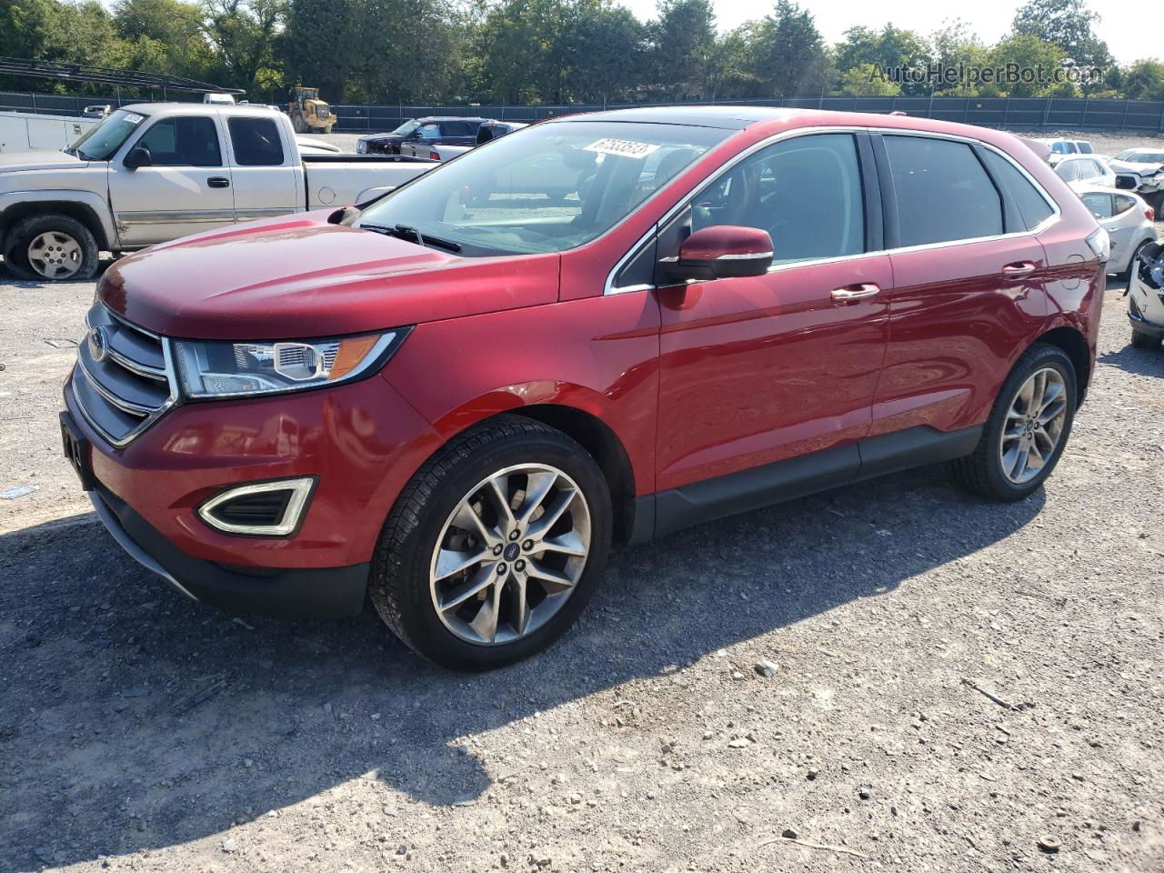 Price & History 2015 Ford Edge Titanium 3.5l 6 vin: 2FMTK4K81FBB71473 ...
