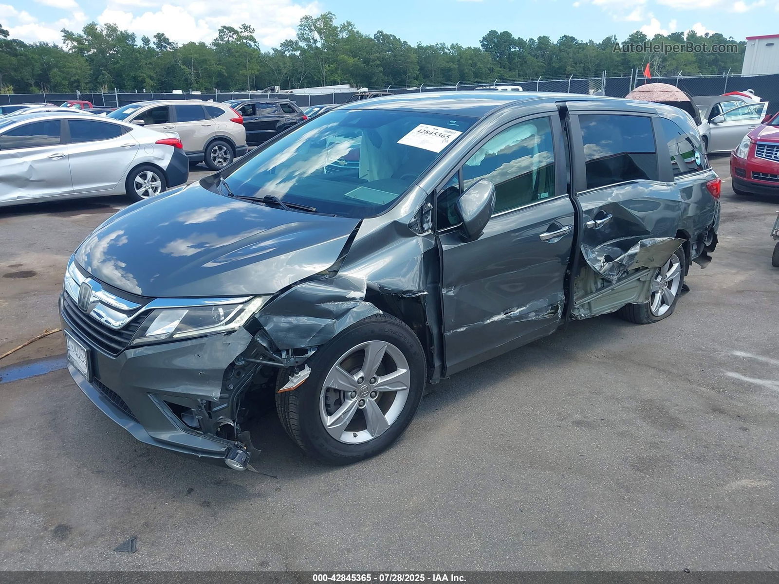 Price & History 2019 Honda Odyssey Ex 3.5l V-6 Di, Vvt, 280hp vin: 5FNRL6H54KB043116 | AutoHelperBot