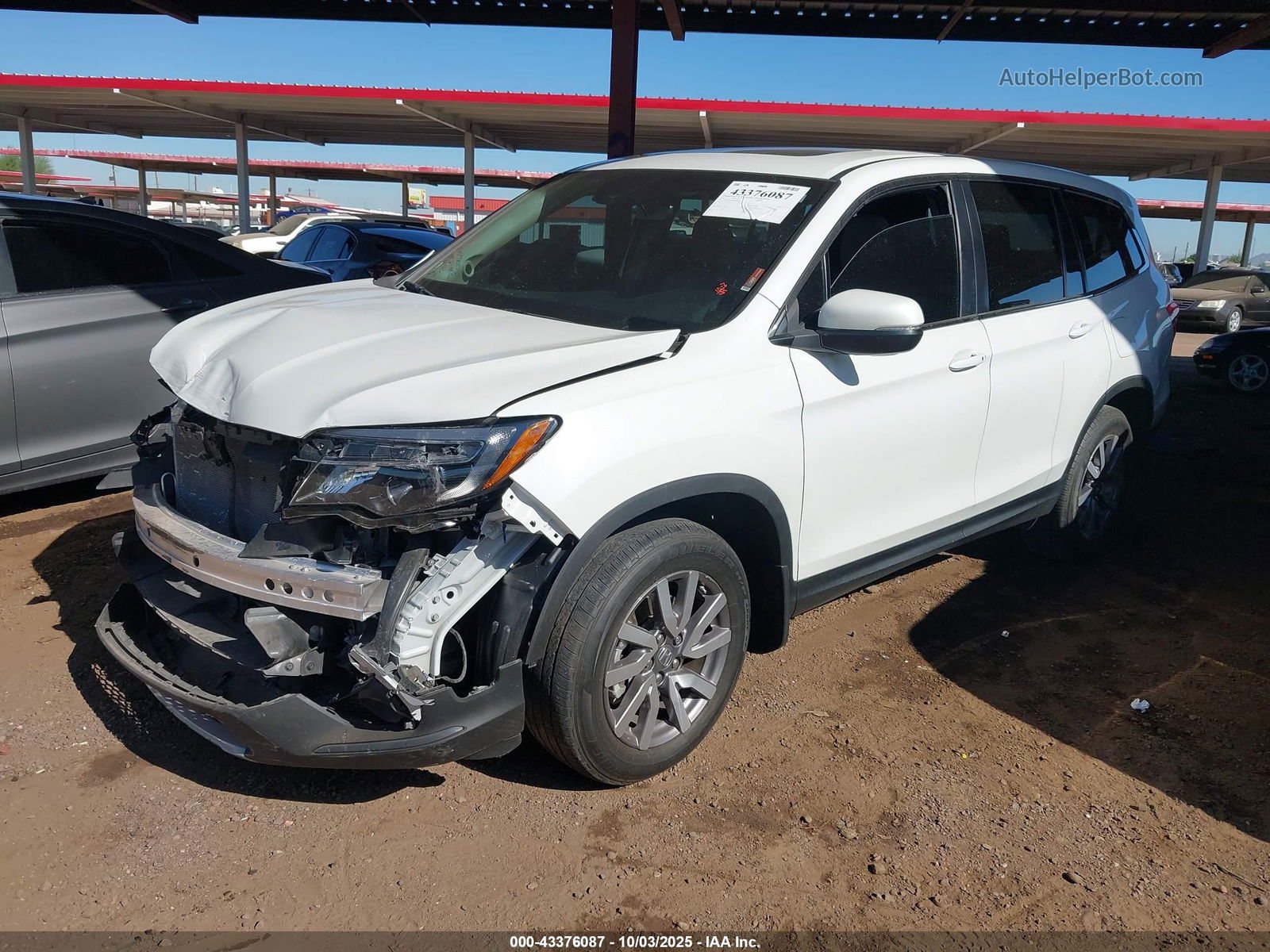 Price & History 2021 Honda Pilot 2wd Ex-l 3.5l V-6 Di, Vvt, 280hp vin: 5FNYF5H50MB026099 ...