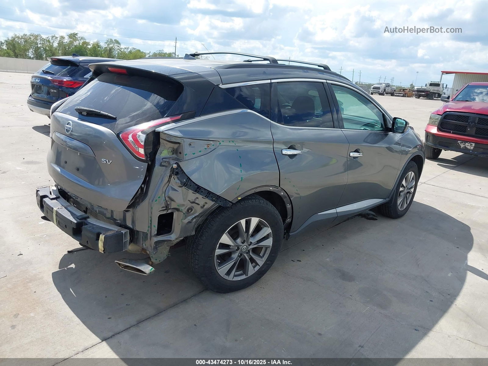 Price & History 2015 Nissan Murano Sv 3.5l V-6 Dohc, Vvt, 260hp vin ...