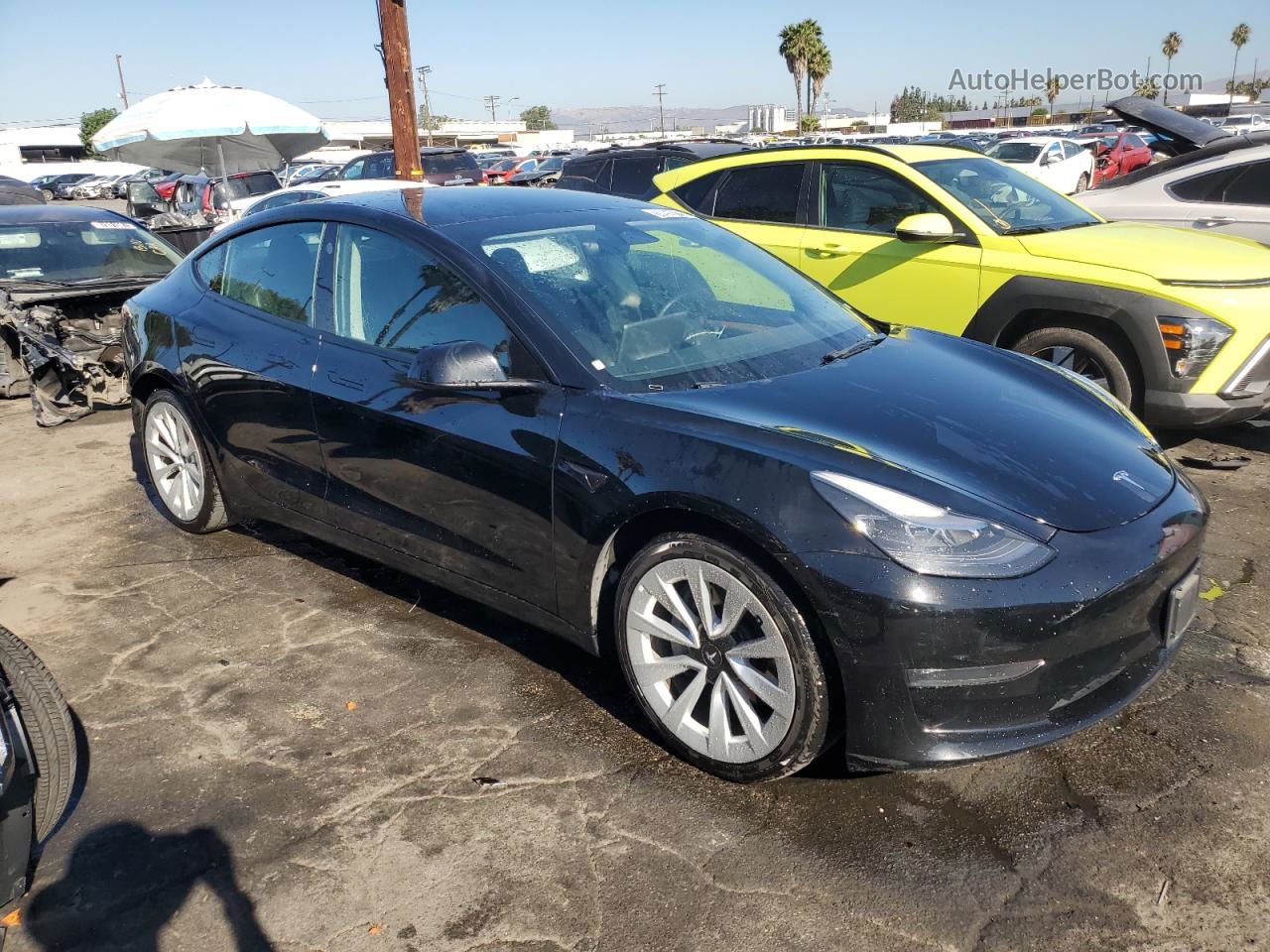 Price & History 2022 Tesla Model 3 vin: 5YJ3E1EA1NF189885 | AutoHelperBot