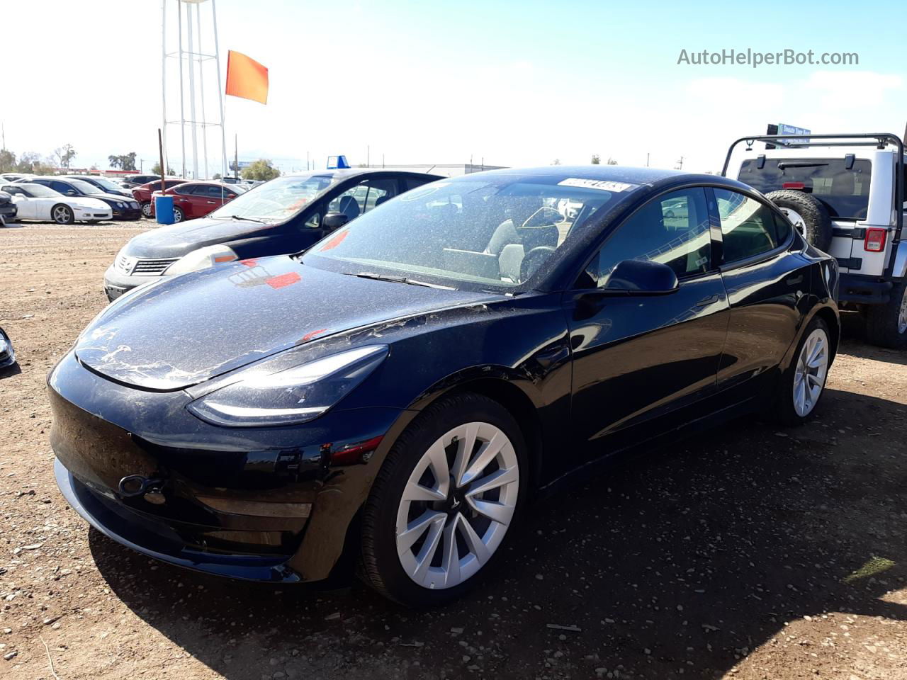 Price & History 2022 Tesla Model 3 vin: 5YJ3E1EA9NF191139 | AutoHelperBot