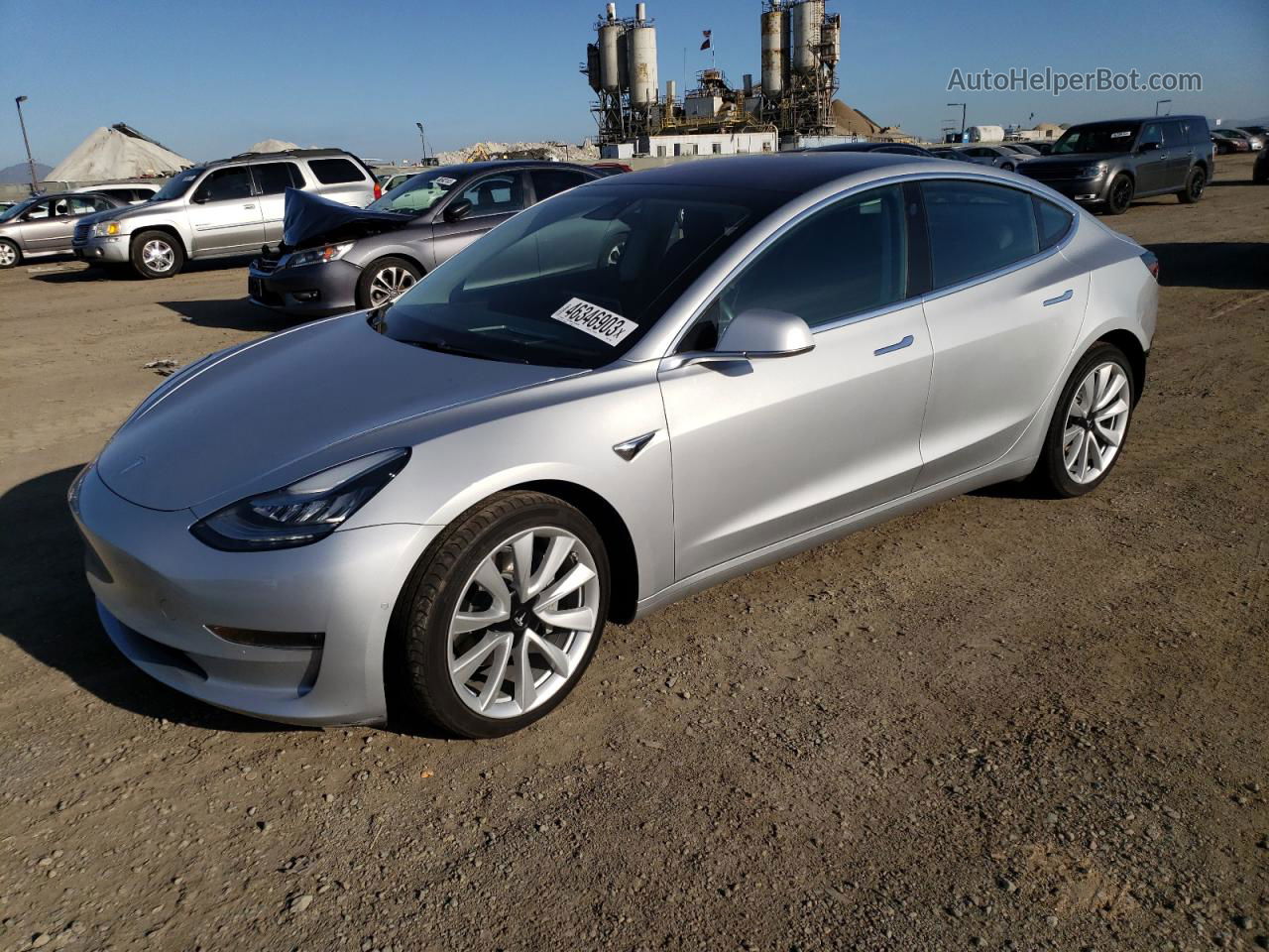 Price & History 2018 Tesla Model 3 vin: 5YJ3E1EB7JF117060 | AutoHelperBot