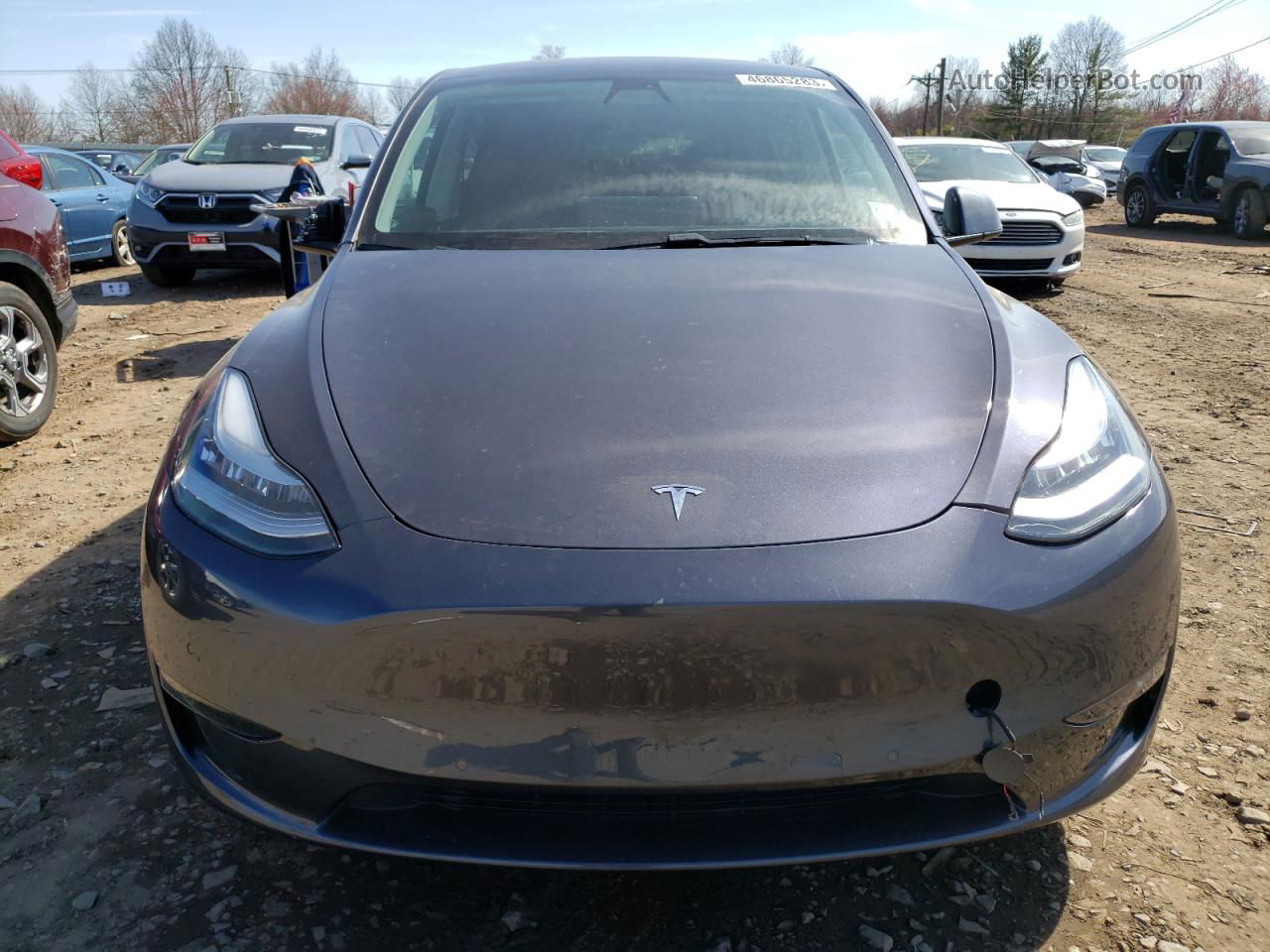 Price & History 2021 Tesla Model Y vin: 5YJYGDEE3MF074756 | AutoHelperBot