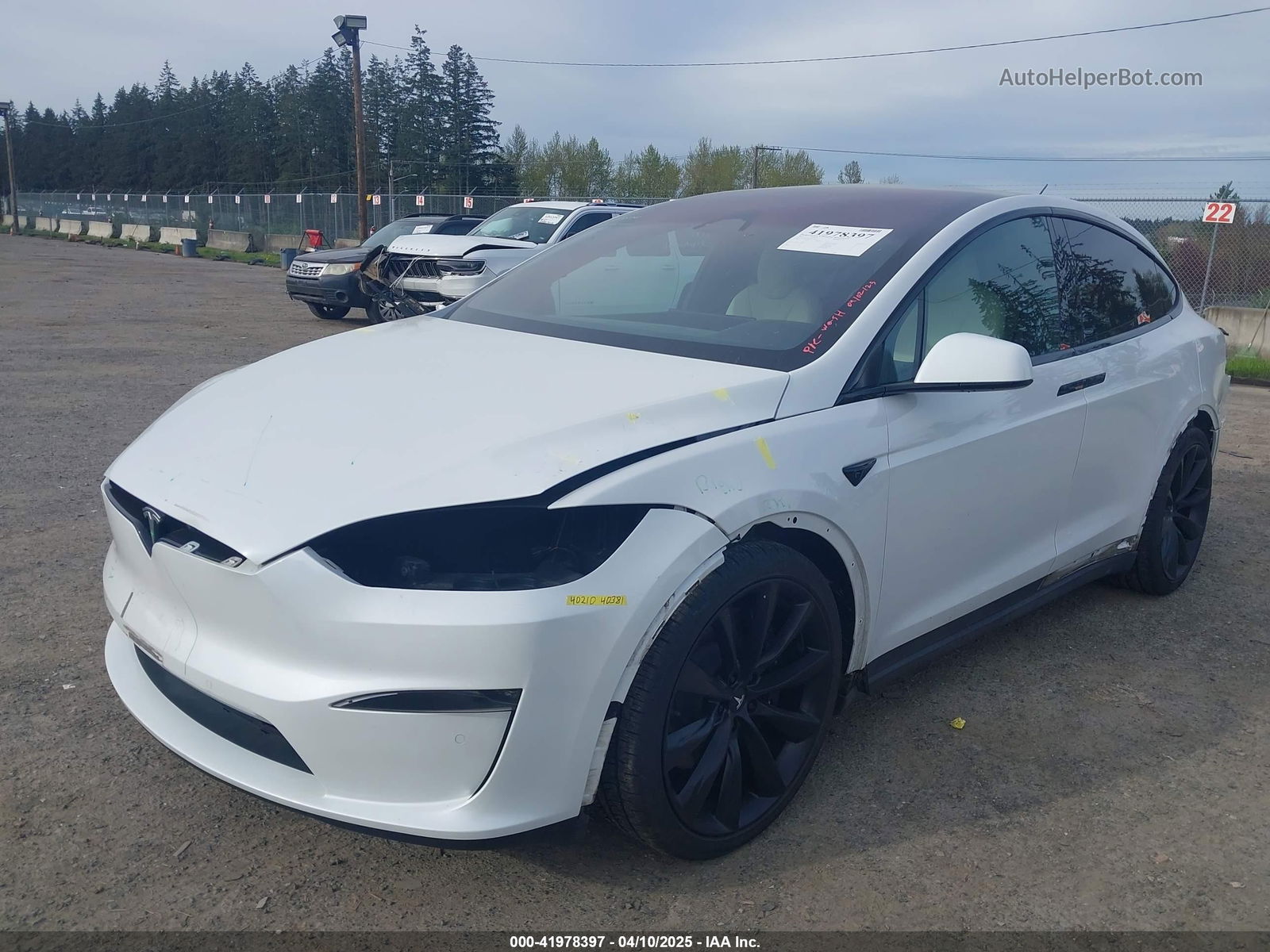 Price & History 2022 Tesla Model X Dual Motor All-wheel Drive vin ...