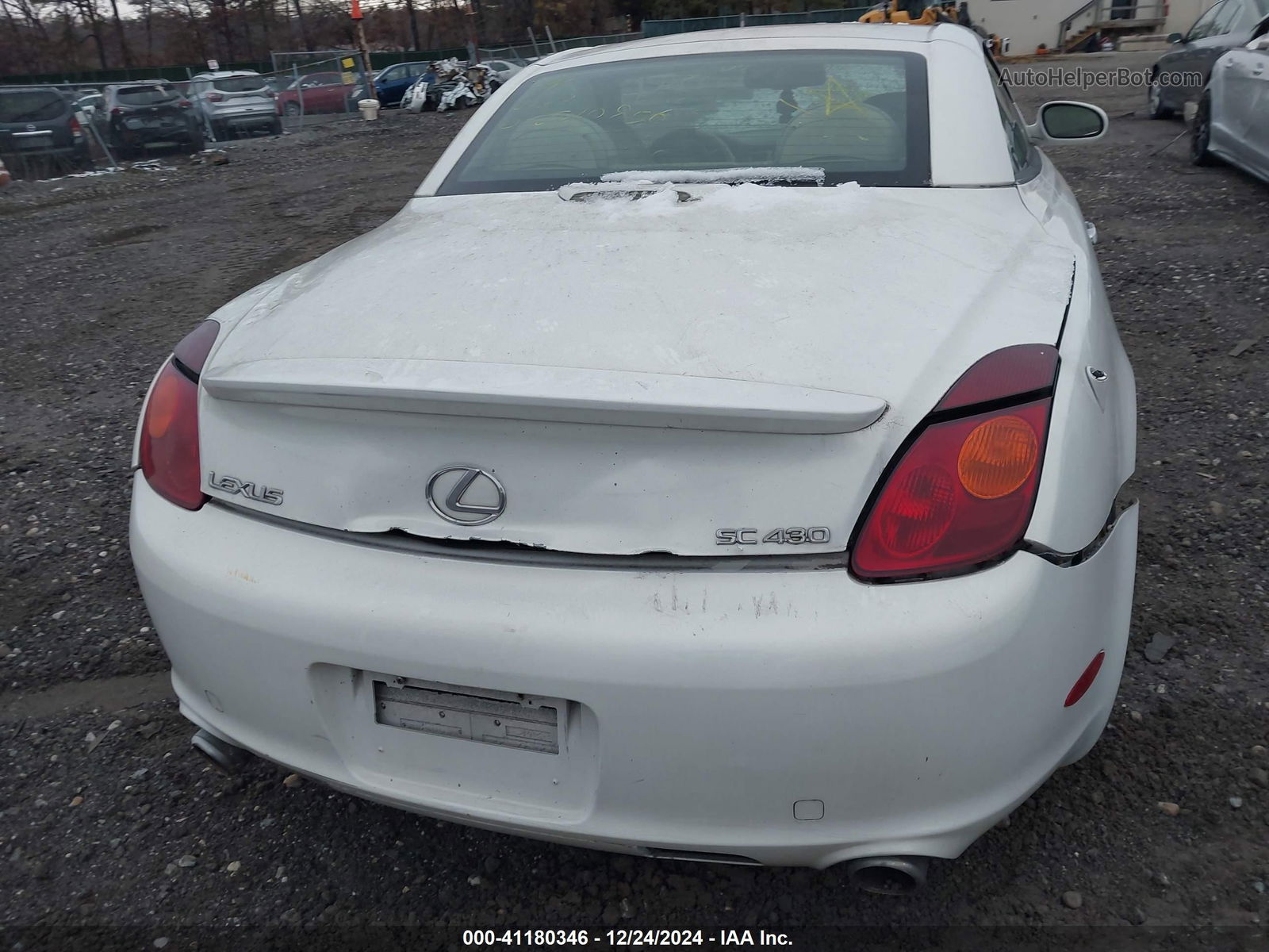 Price & History 2002 Lexus Sc 430 4.3l V-8 Dohc, Vvt, 300hp vin ...